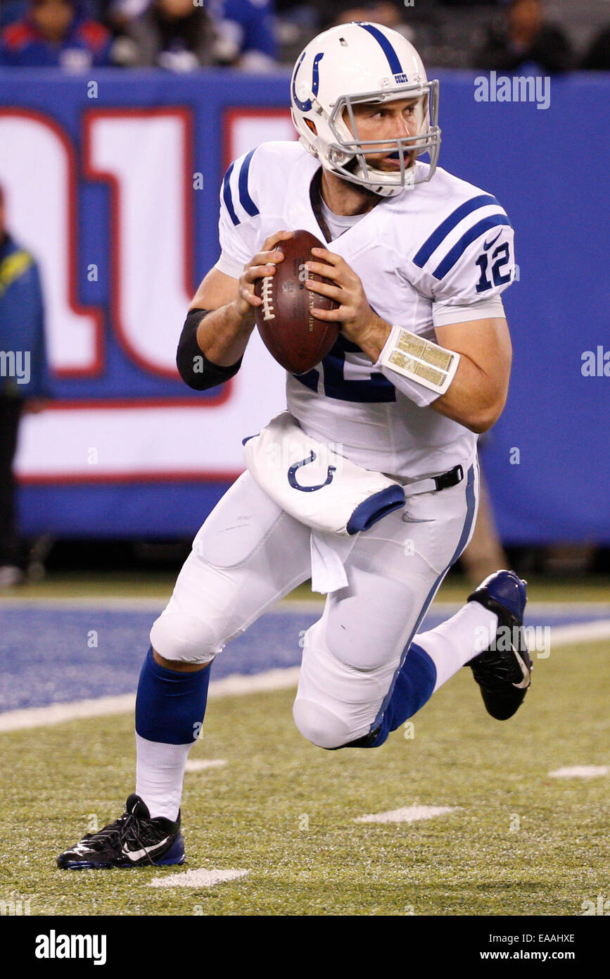 November 3, 2014: Indianapolis Colts quarterback Andrew Luck (12) in ...