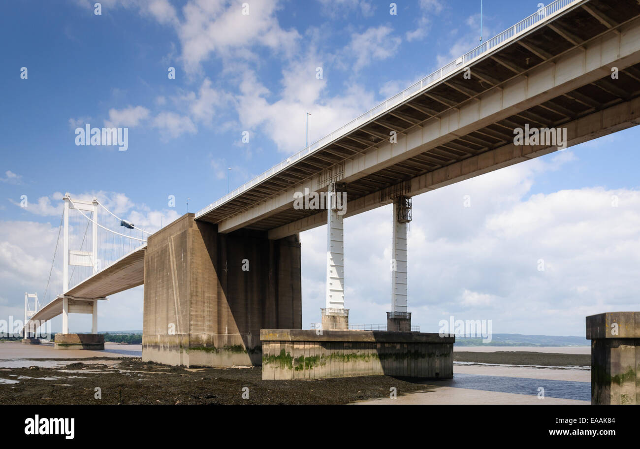 First Severn bridge Stock Photo - Alamy