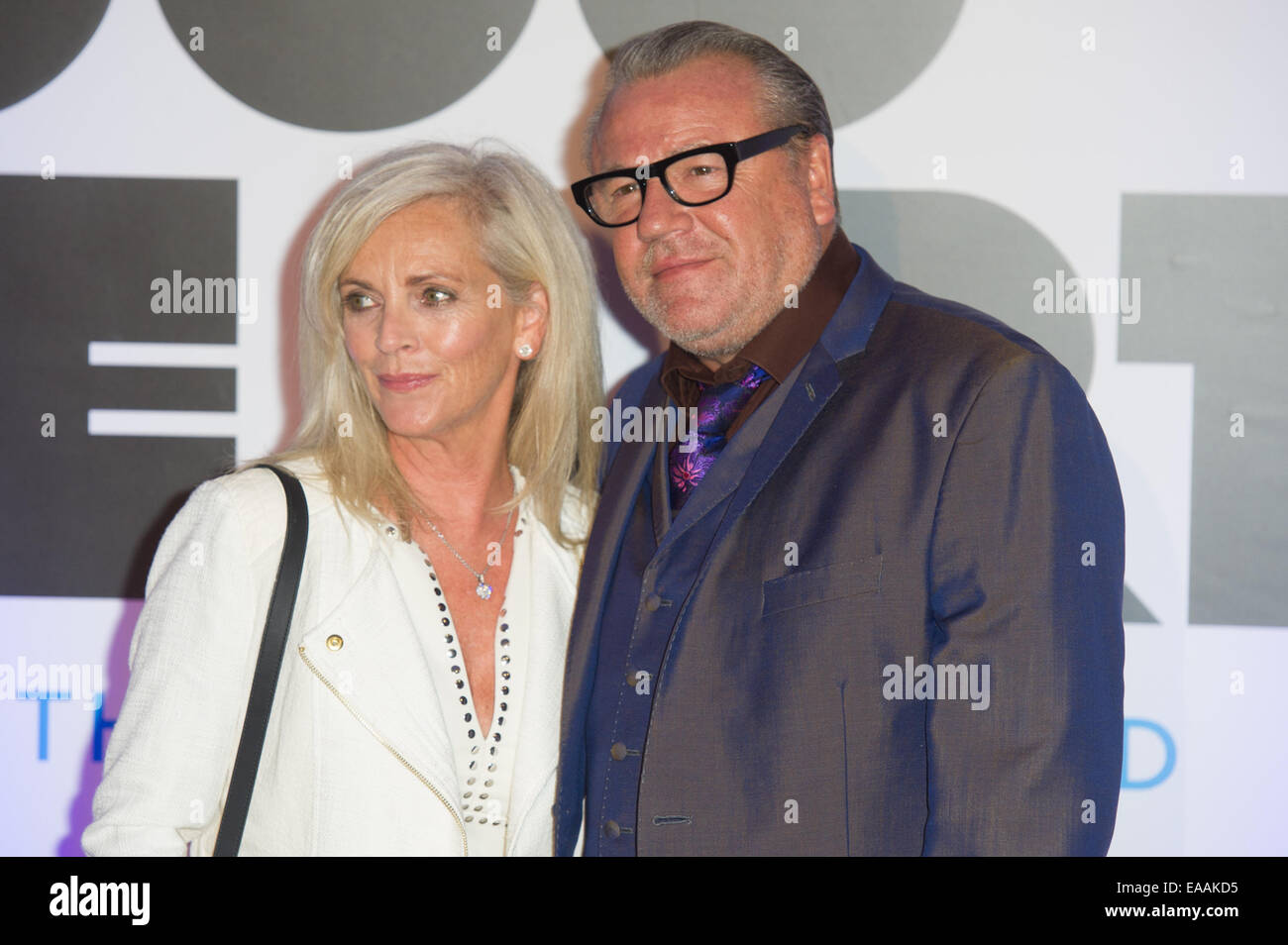 London, England, UK. Actor Ray Winstone and wife Elaine at the UK Gala ...