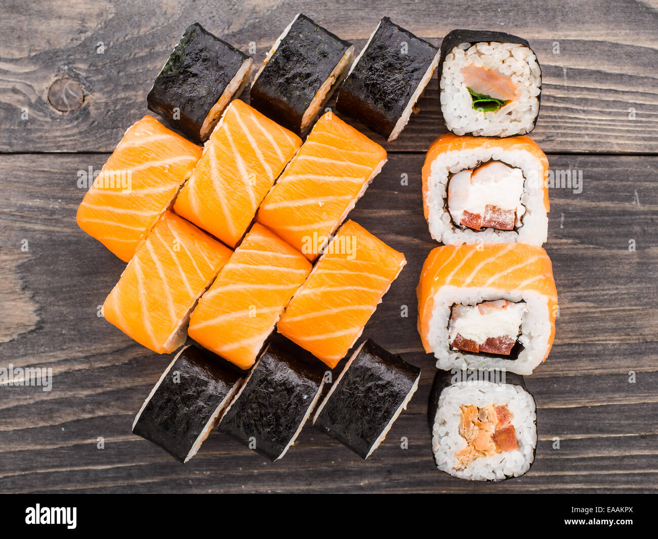 Big sushi set hi-res stock photography and images - Alamy