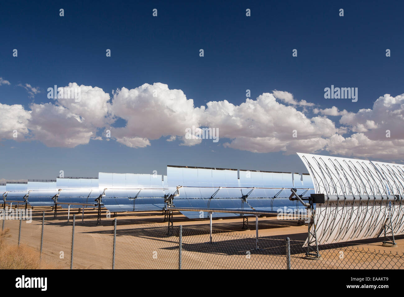 The 354 megawatts SEGS plant at Kramer Junction is the second largest ...