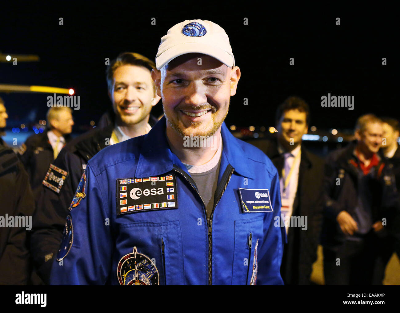 Cologne, Germany. 10th Nov, 2014. The German astronaut Alexander Gerst ...