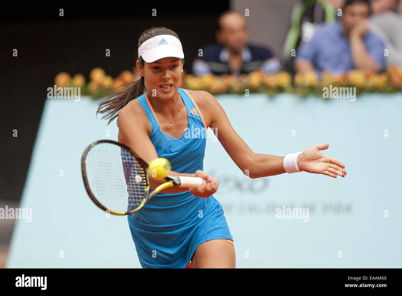 Ana Ivanovic of Serbia vs. Jelena Jankovic of Serbia during day six of ...