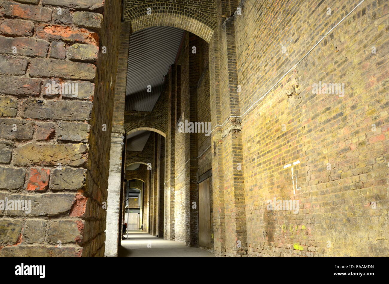 brick passageway at the alexandra palace london n22 victorian theatre ...