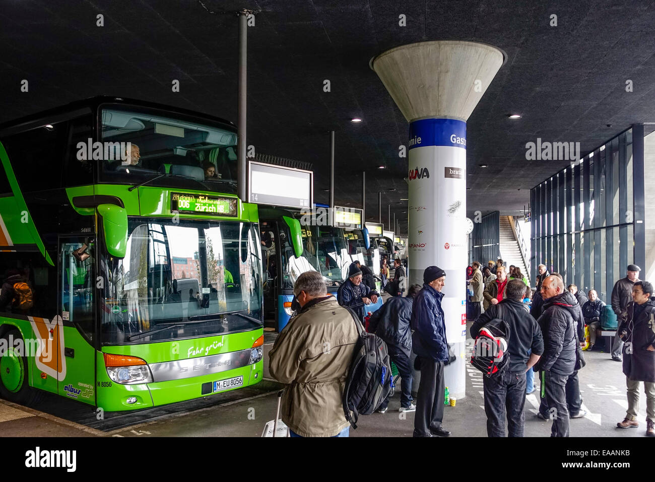 Zentraler Omnibusbahnhof, ZOB, Central Bus Station, Munich, Upper ...