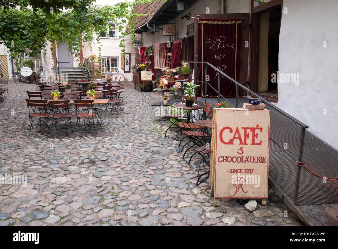 Chocolate de Pierre, Tallinn, Estonia Stock Photo - Alamy