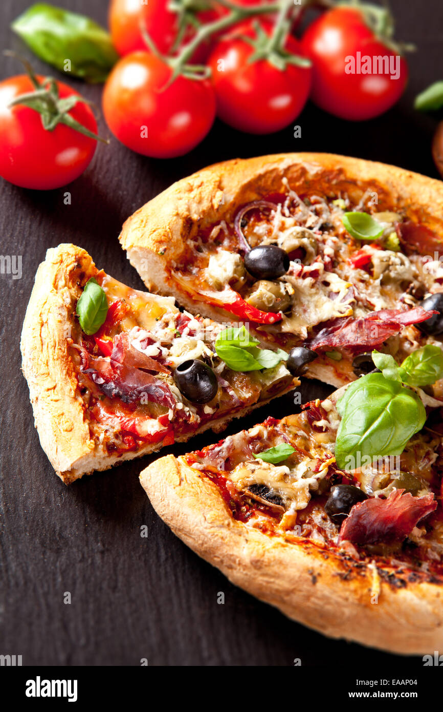 Fresh italian classic pizza hi-res stock photography and images - Alamy