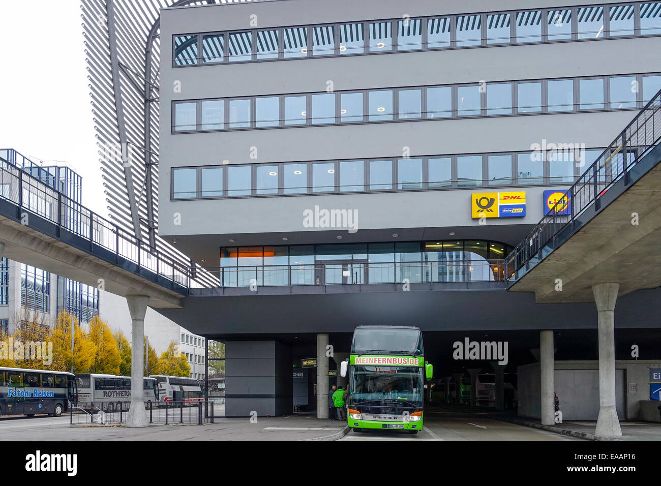 Zentraler Omnibusbahnhof, ZOB, Central Bus Station, Munich, Upper ...