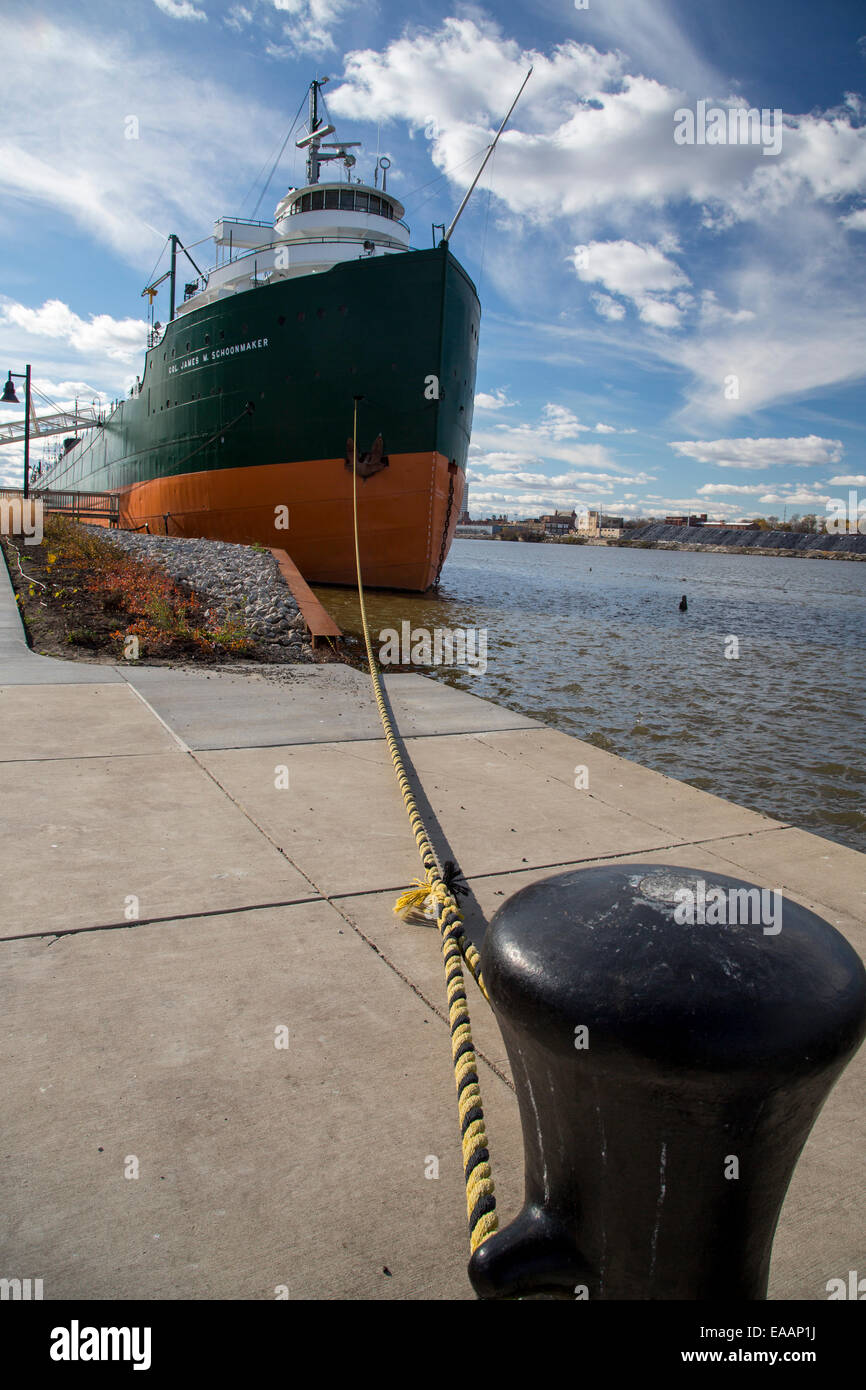 Toledo, Ohio - The S.S. Col. James M. Schoonmaker, the museum ship of ...