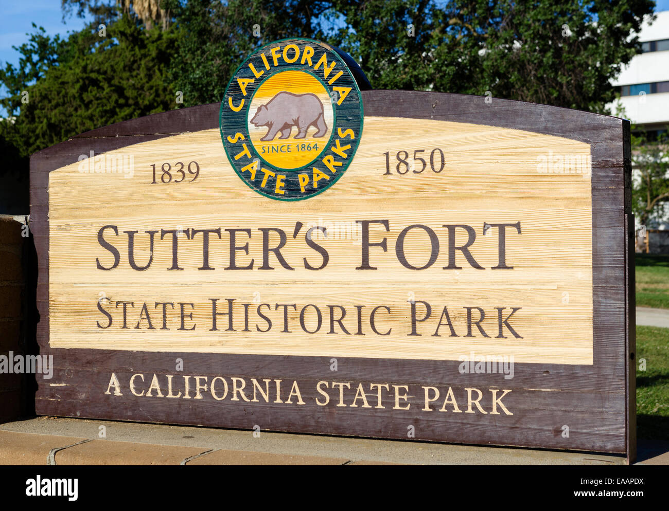 Sutter's Fort State Historic Park, Sacramento, California, USA Stock ...
