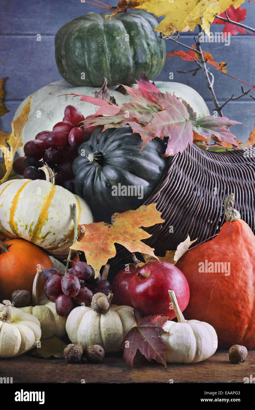 Cornucopia horn of plenty hi-res stock photography and images - Alamy