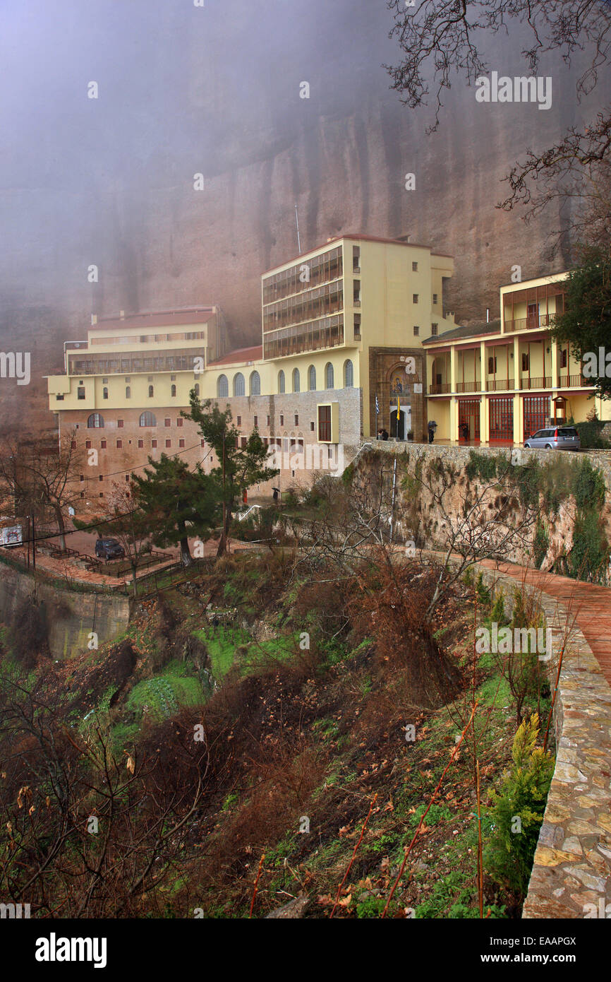 Mega Spilaio (it means "Great cave") monastery, about 10 km from ...