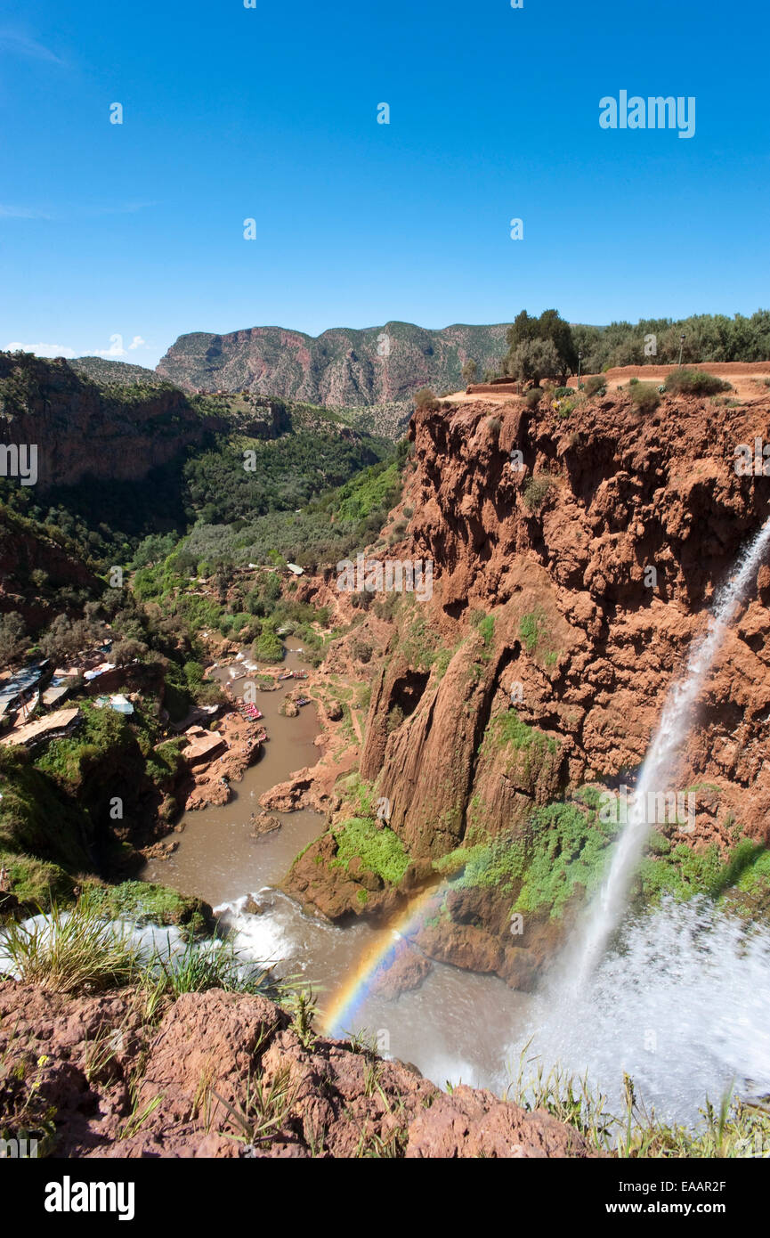 Aerial view gorge waterfalls river hi-res stock photography and images ...