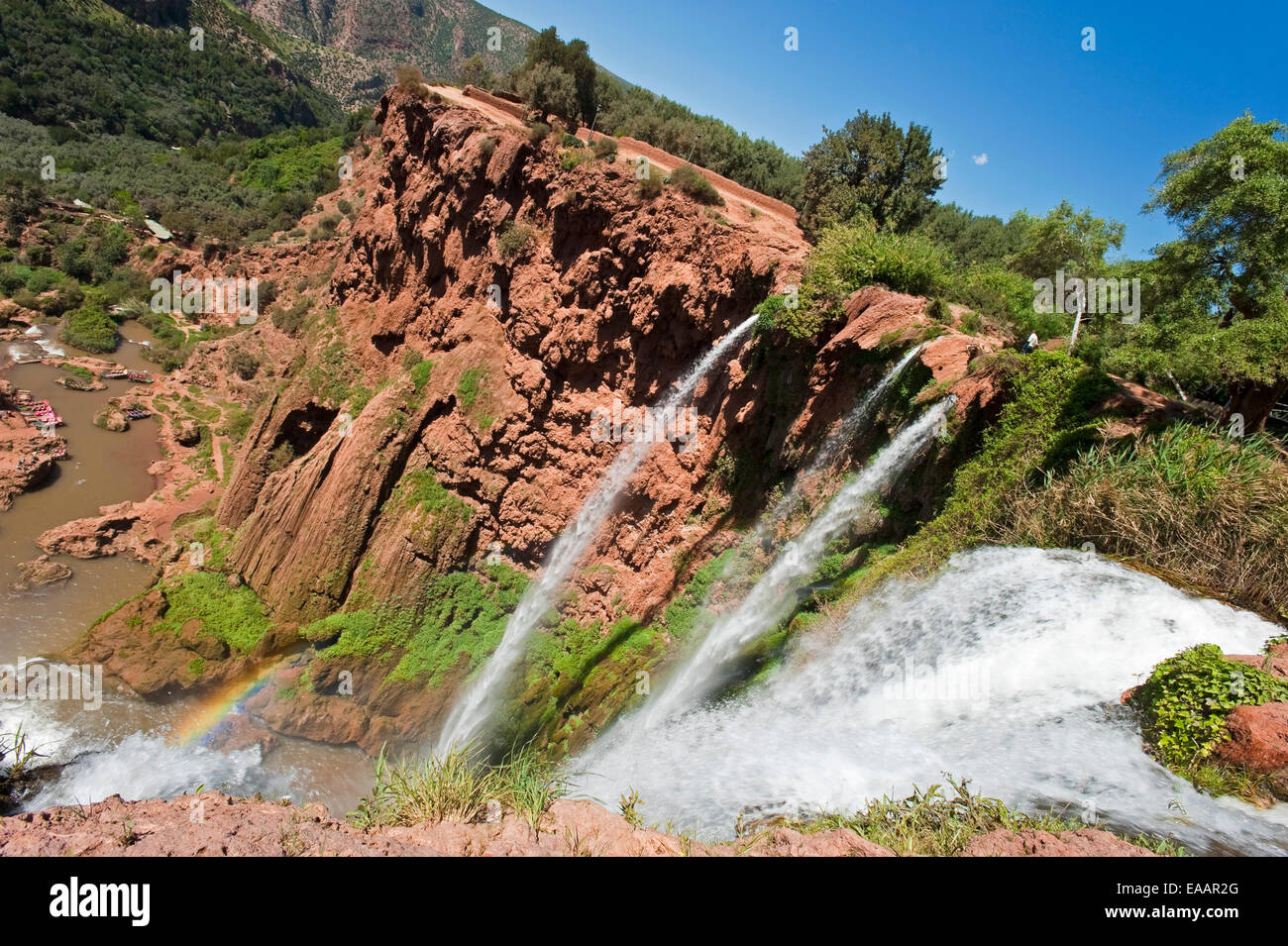Aerial view gorge waterfalls river hi-res stock photography and images ...