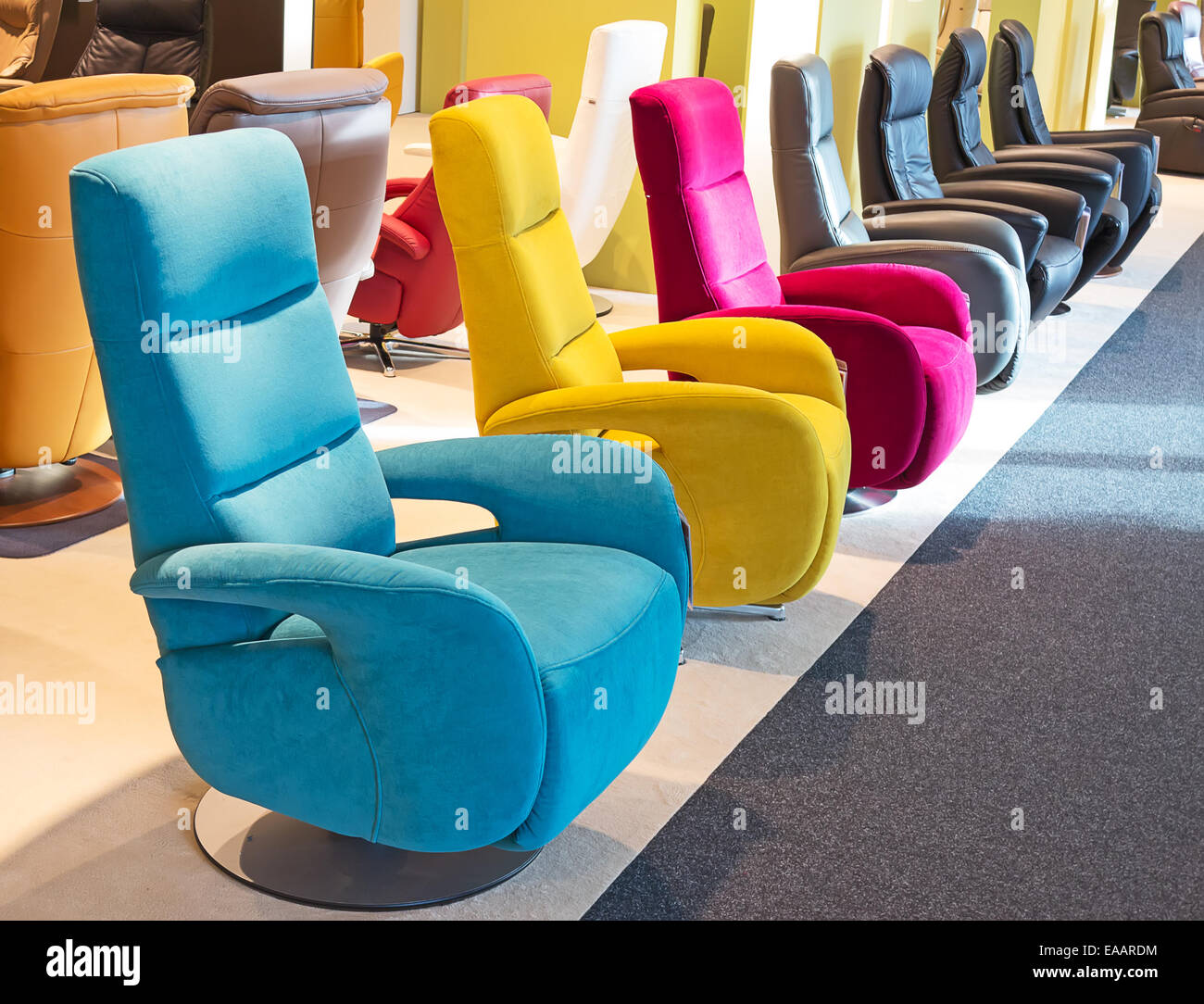 Luxury chairs in the shop Stock Photo - Alamy