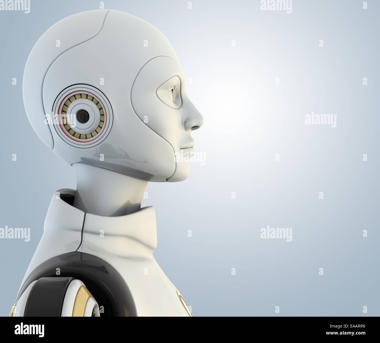 Female robot head hi-res stock photography and images - Alamy