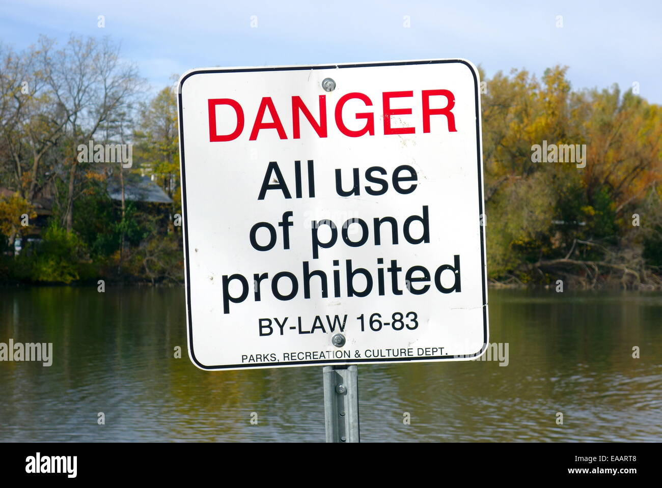 Danger prohibited area sign hi-res stock photography and images - Alamy