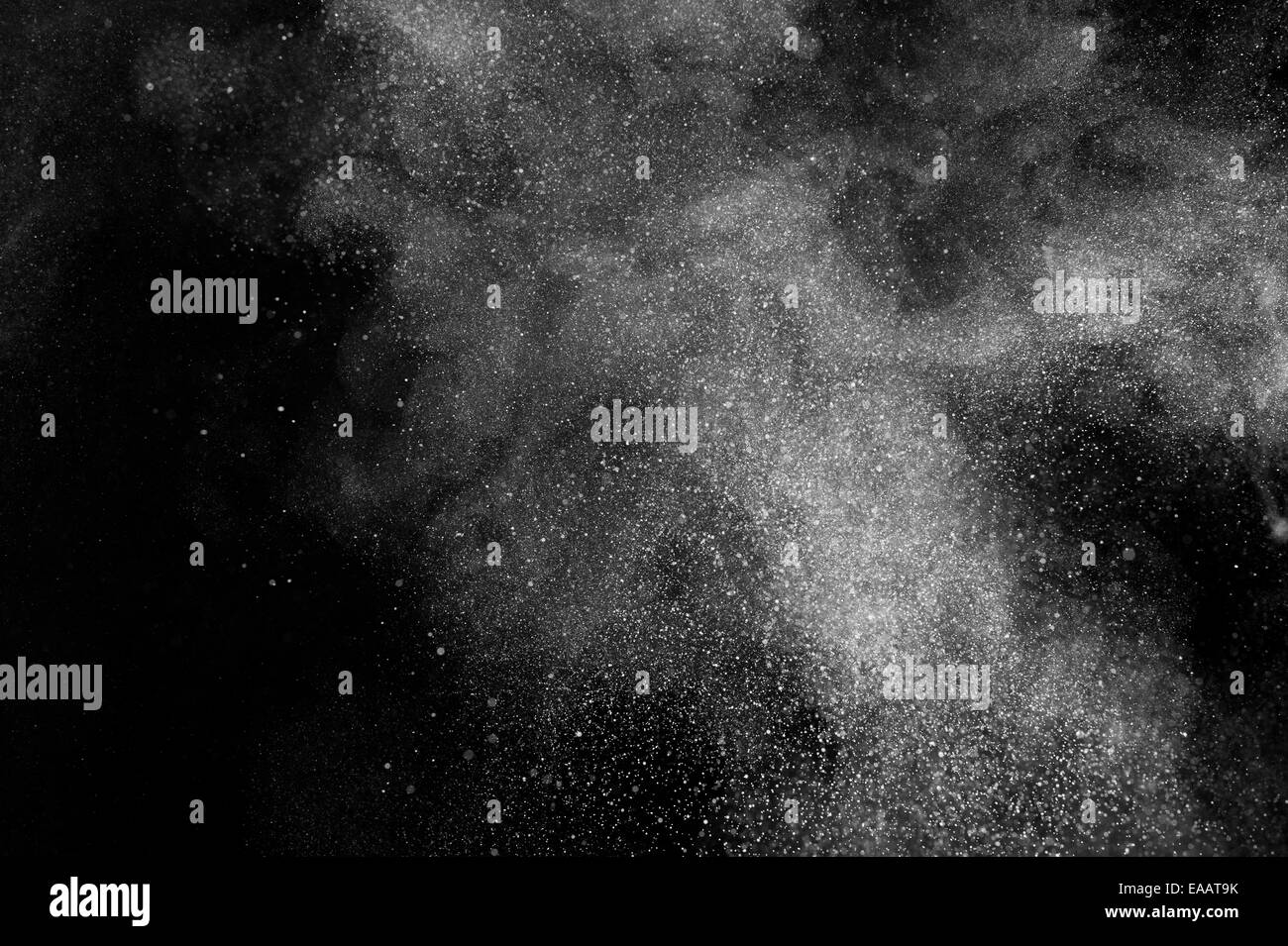 Abstract white powder explosion Stock Photo - Alamy