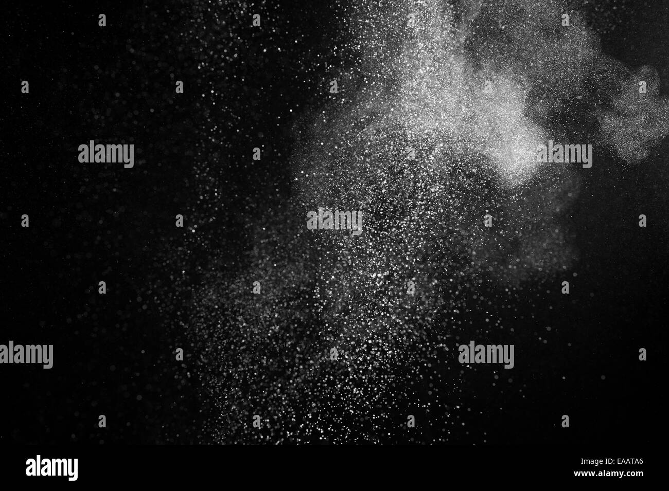 Abstract white powder explosion Stock Photo - Alamy