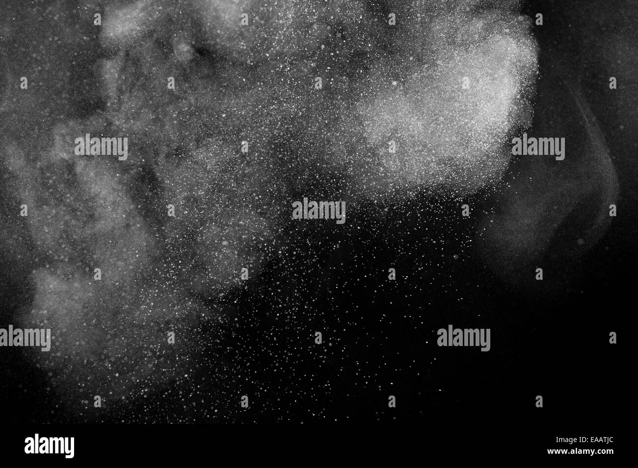Abstract white powder explosion Stock Photo - Alamy