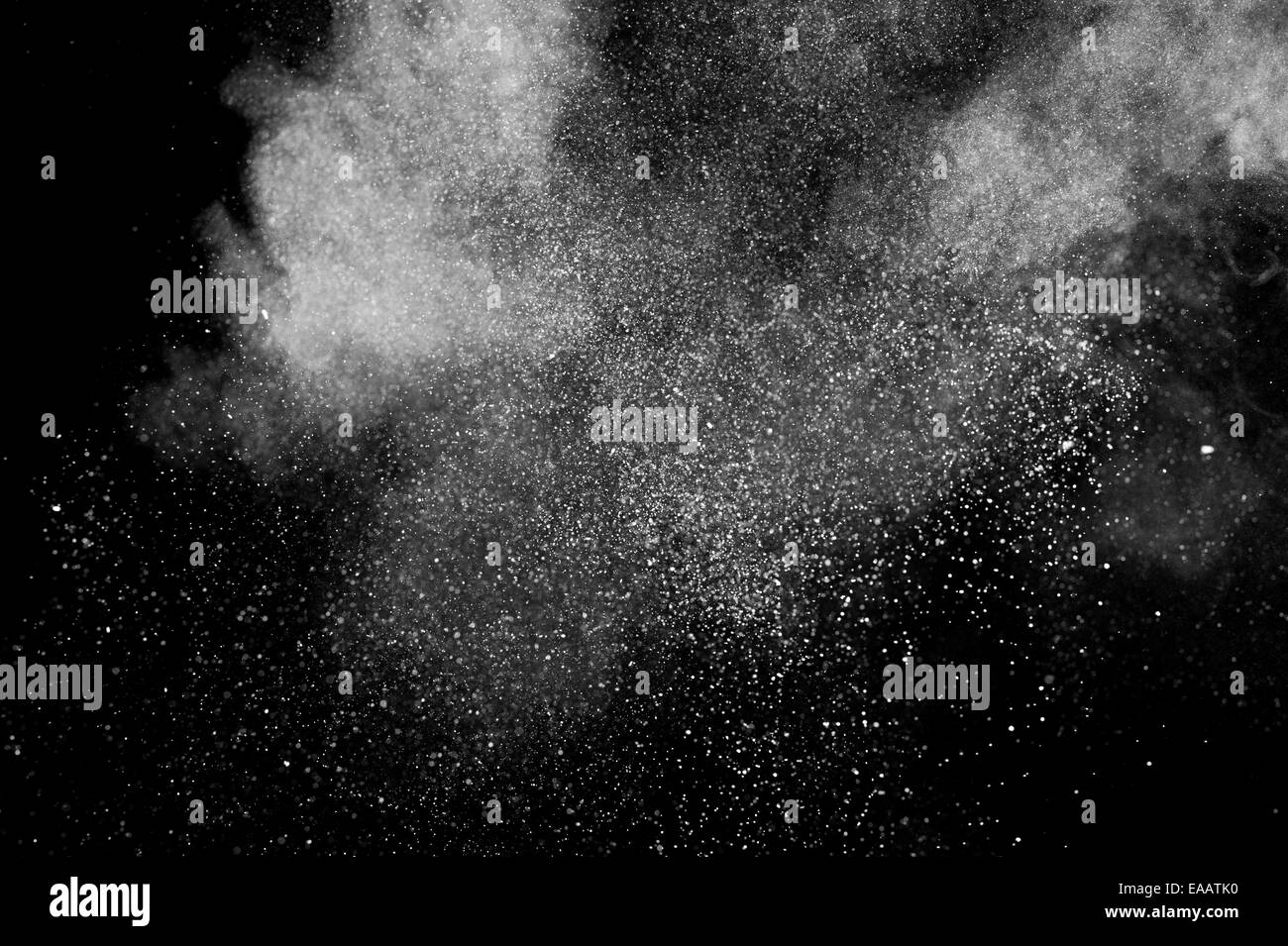 Abstract white powder explosion Stock Photo - Alamy
