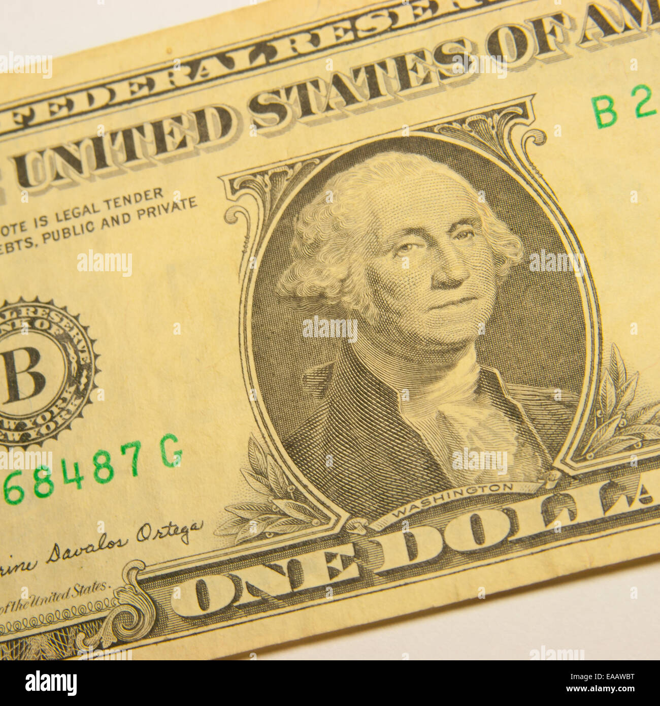 George Washington - One Dollar Stock Photo - Alamy