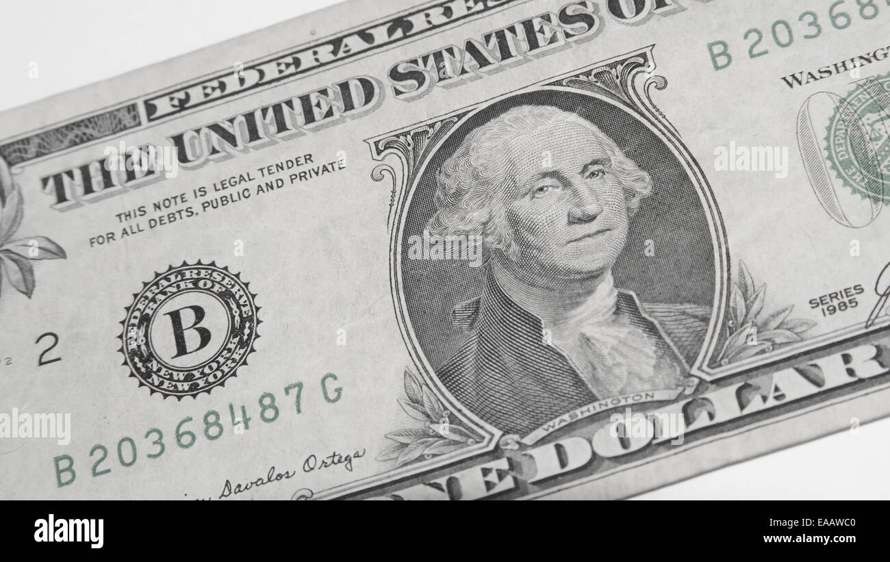 George Washington - One Dollar Stock Photo - Alamy