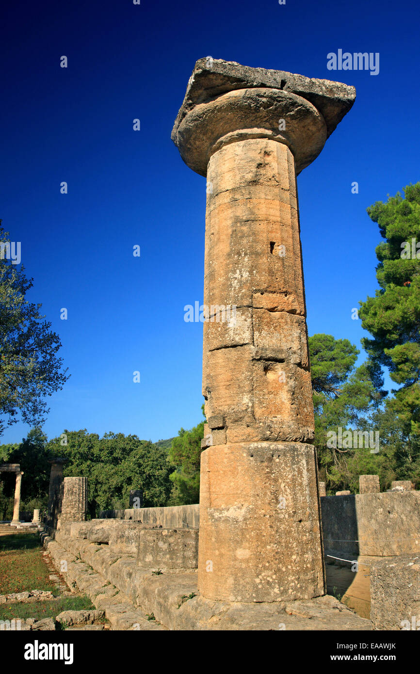 The Temple of Hera (also known as Heraion) is an ancient Doric Greek ...