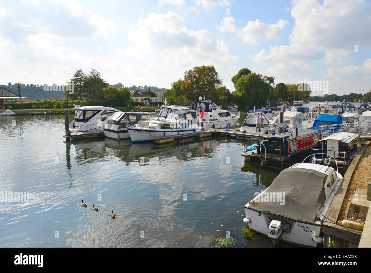 Bourne End Marina, Bourne End, Buckinghamshire, England, United Kingdom ...