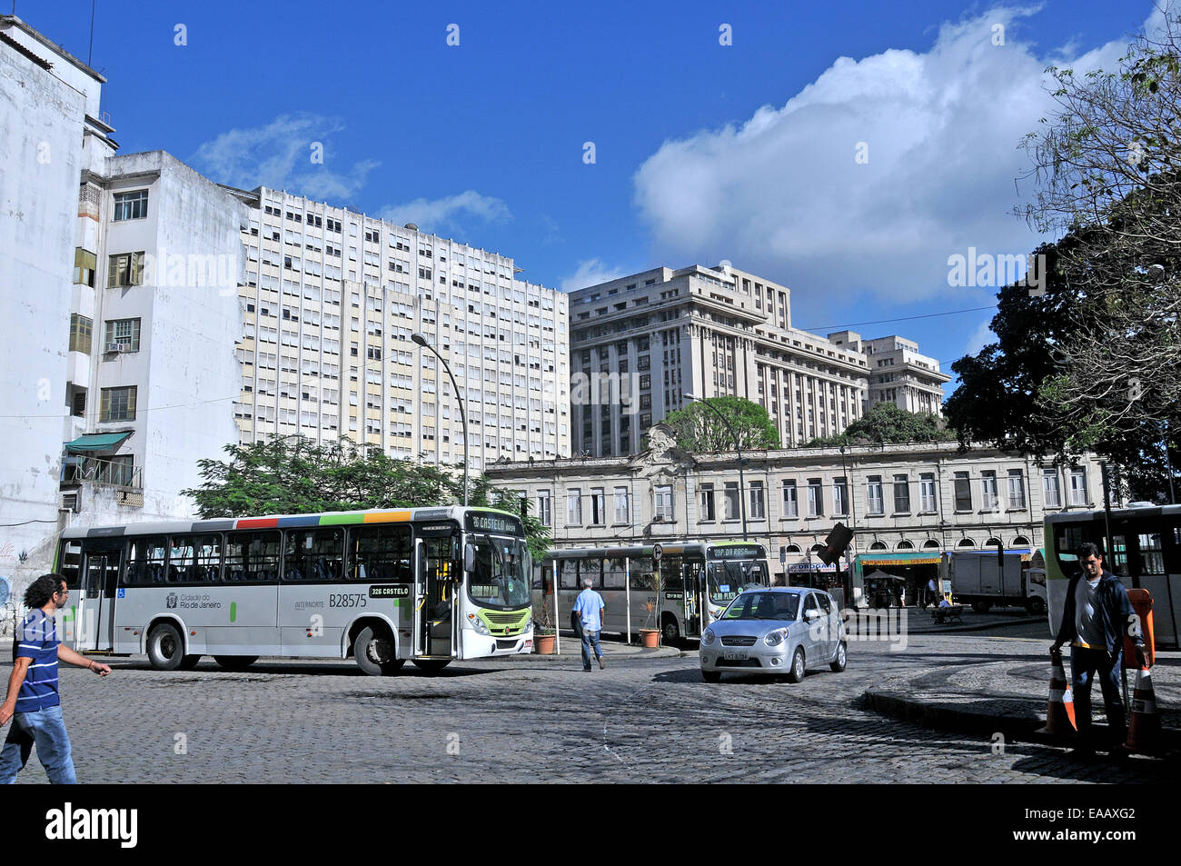street scene Centro district Rio De Janeiro Brazil Stock Photo - Alamy