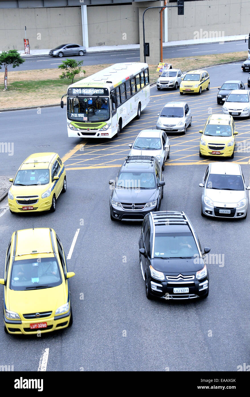 road scene Rio De Janeiro Brazil Stock Photo - Alamy