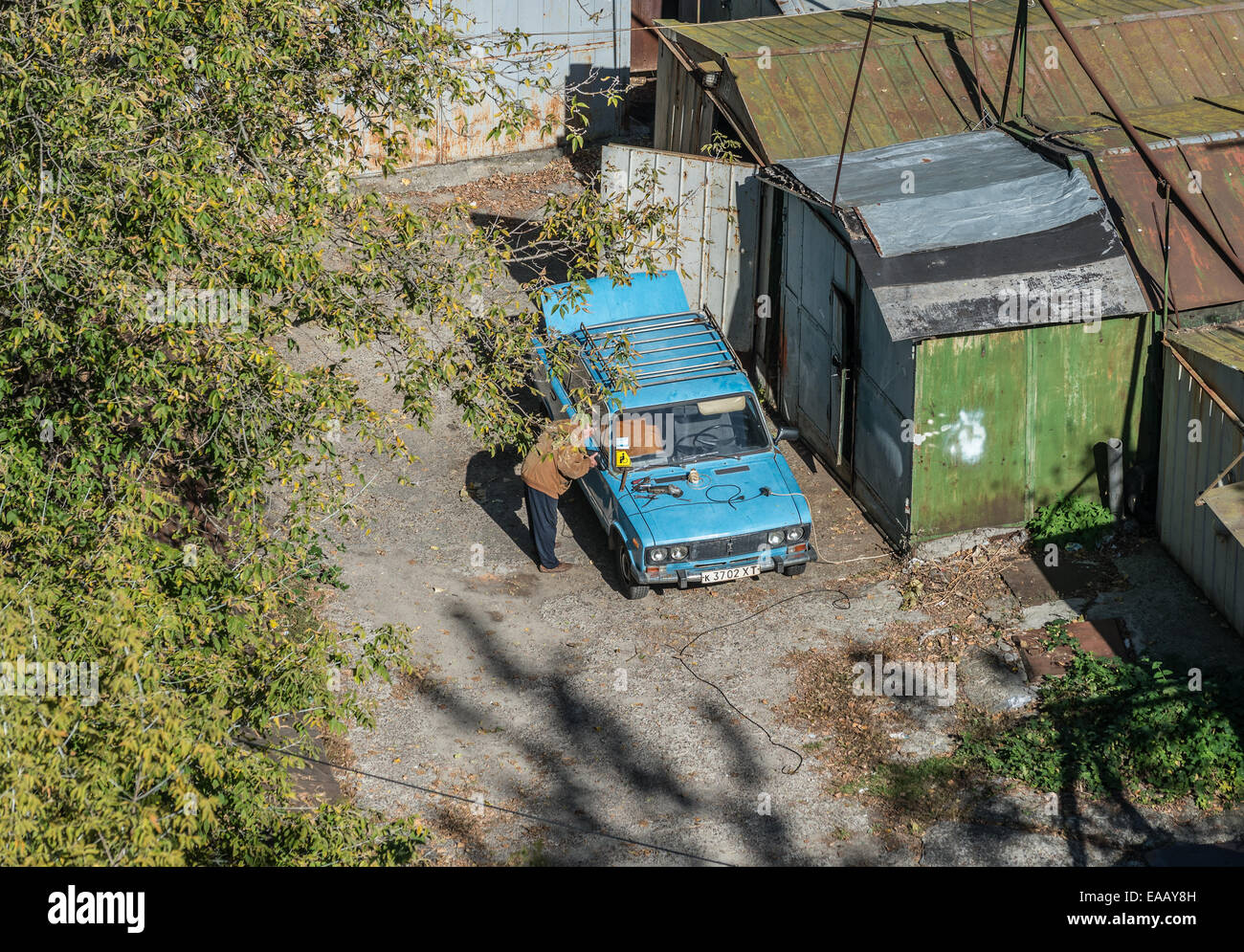 Old lada hi-res stock photography and images - Alamy