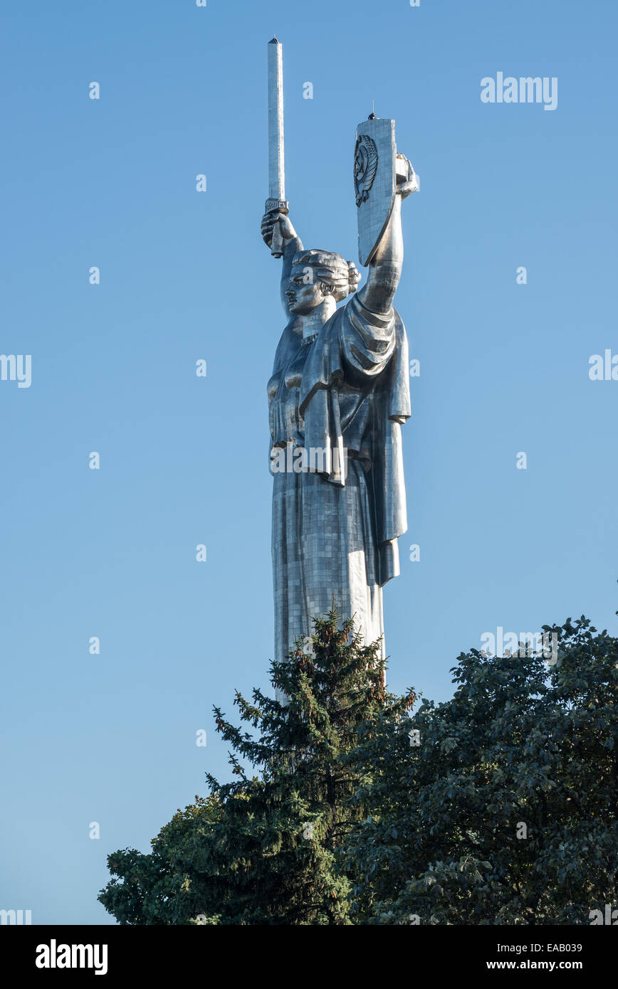 Mother Motherland statue designed by Yevgeny Vuchetich - part of the ...