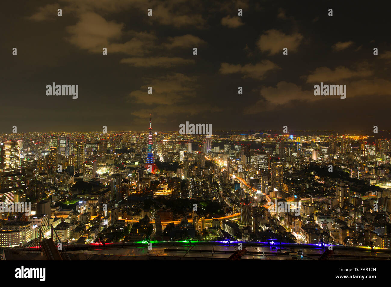 Tokyo Nightscape view Stock Photo - Alamy