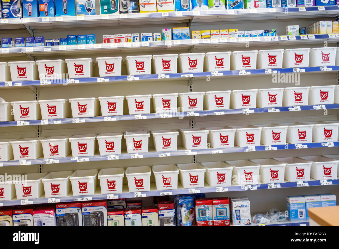 Miami Beach Florida,Walgreens,pharmacy,drugstore,prescription,bins ...