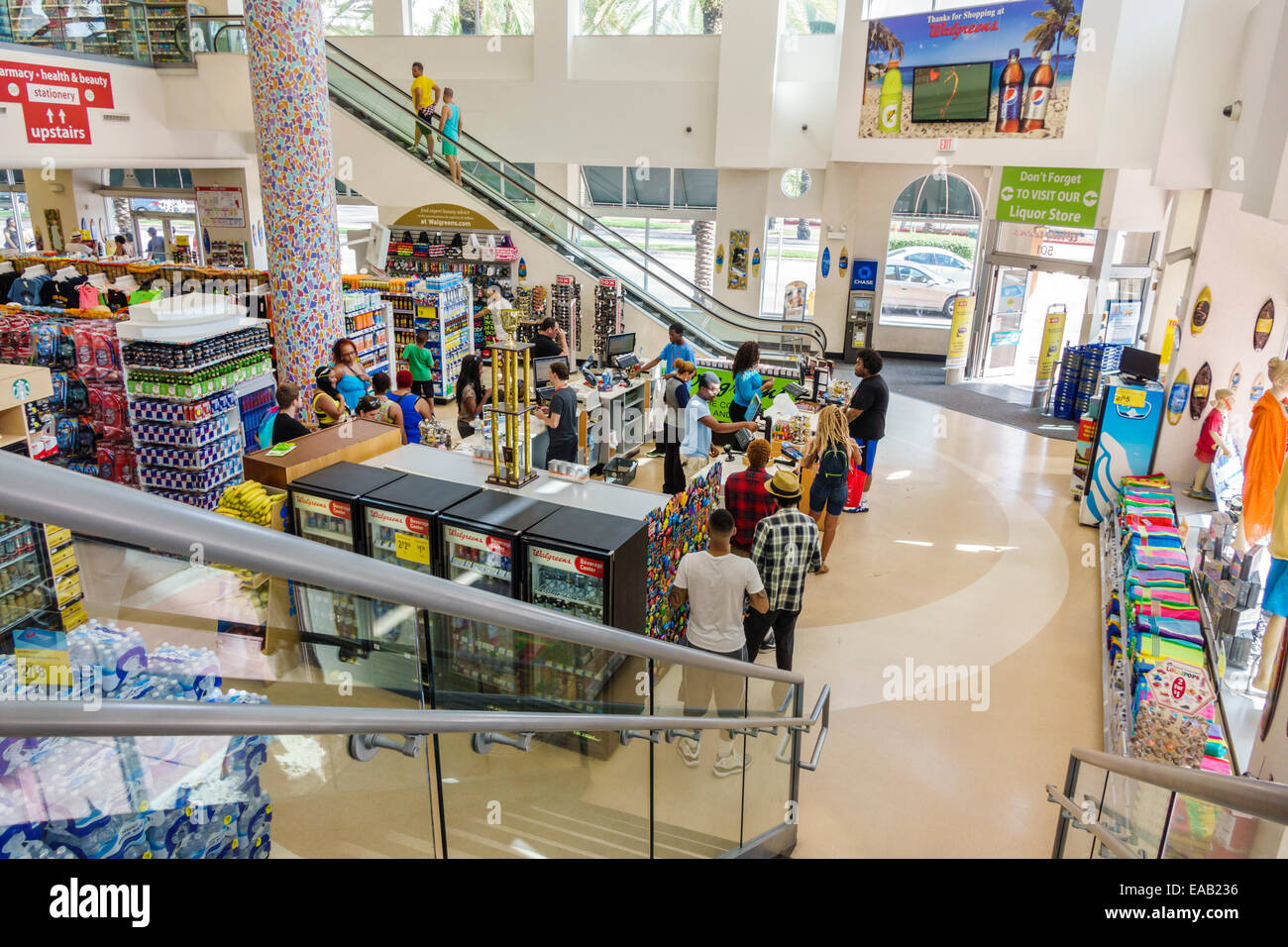 Miami Beach Florida Walgreens Drugstore High Resolution Stock ...