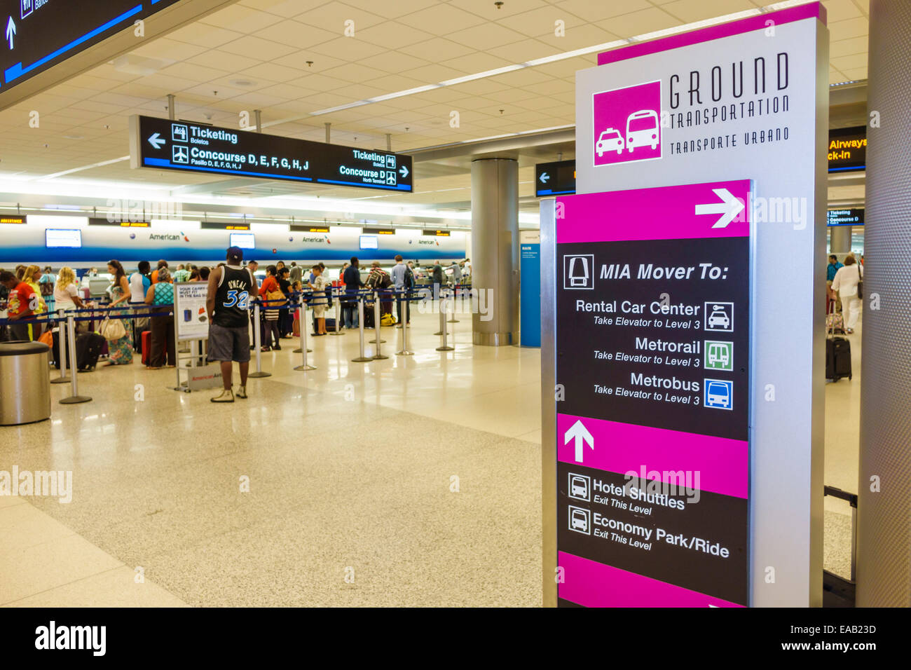 Miami Florida International Airport MIA,terminal,sign,logo,ground ...