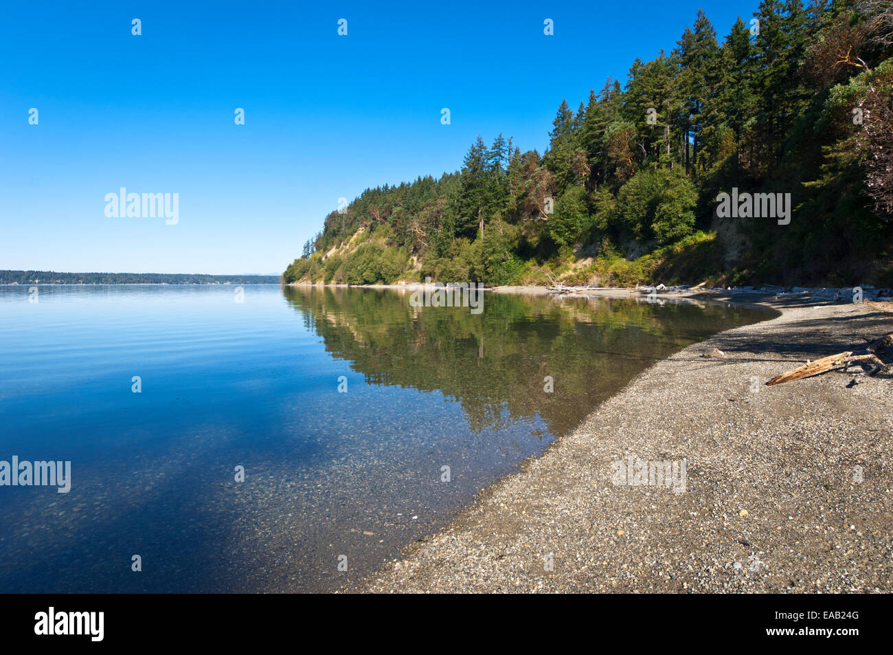 Joemma Beach State Park on the Key Peninsula, Washington, USA Stock ...