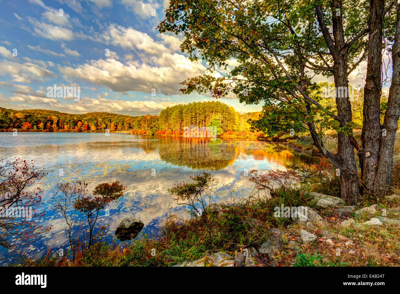 Colorful fall scenery landscapes Stock Photo - Alamy