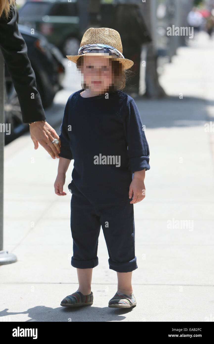 Rachel Zoe and Skyler Berman seen walking back to their car after ...