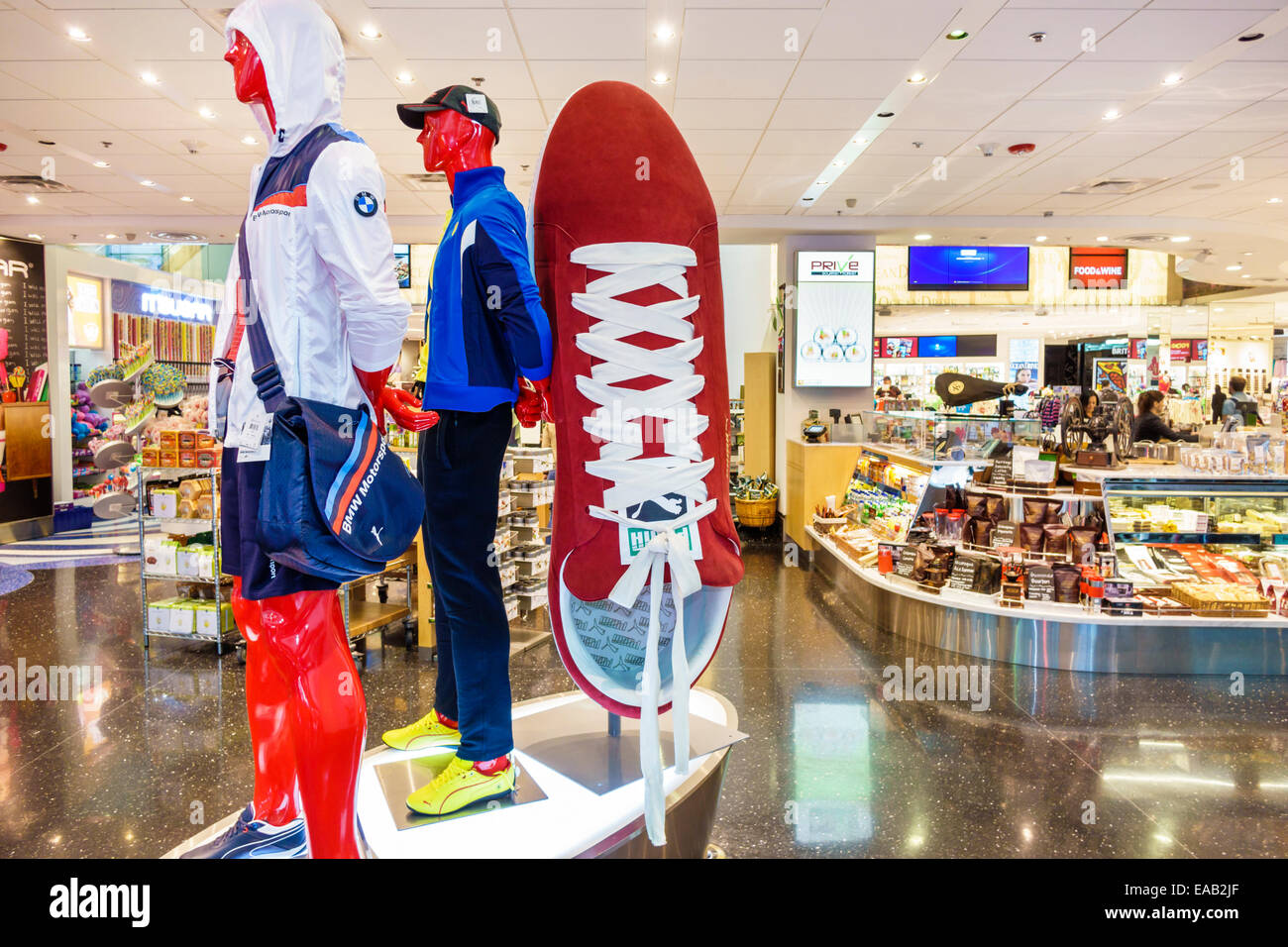 Miami Florida International Airport MIA,terminal,gate,shopping shopper ...