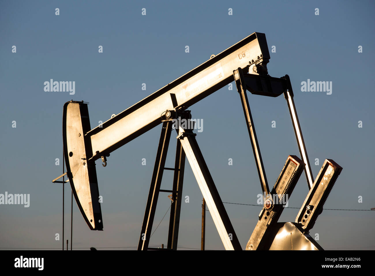 The Kern River oilfield in Oildale, Bakersfield, California, USA ...