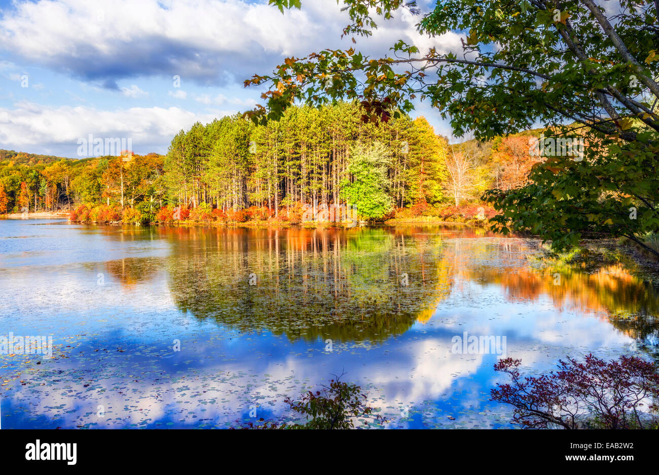 Colorful fall scenery landscapes Stock Photo - Alamy