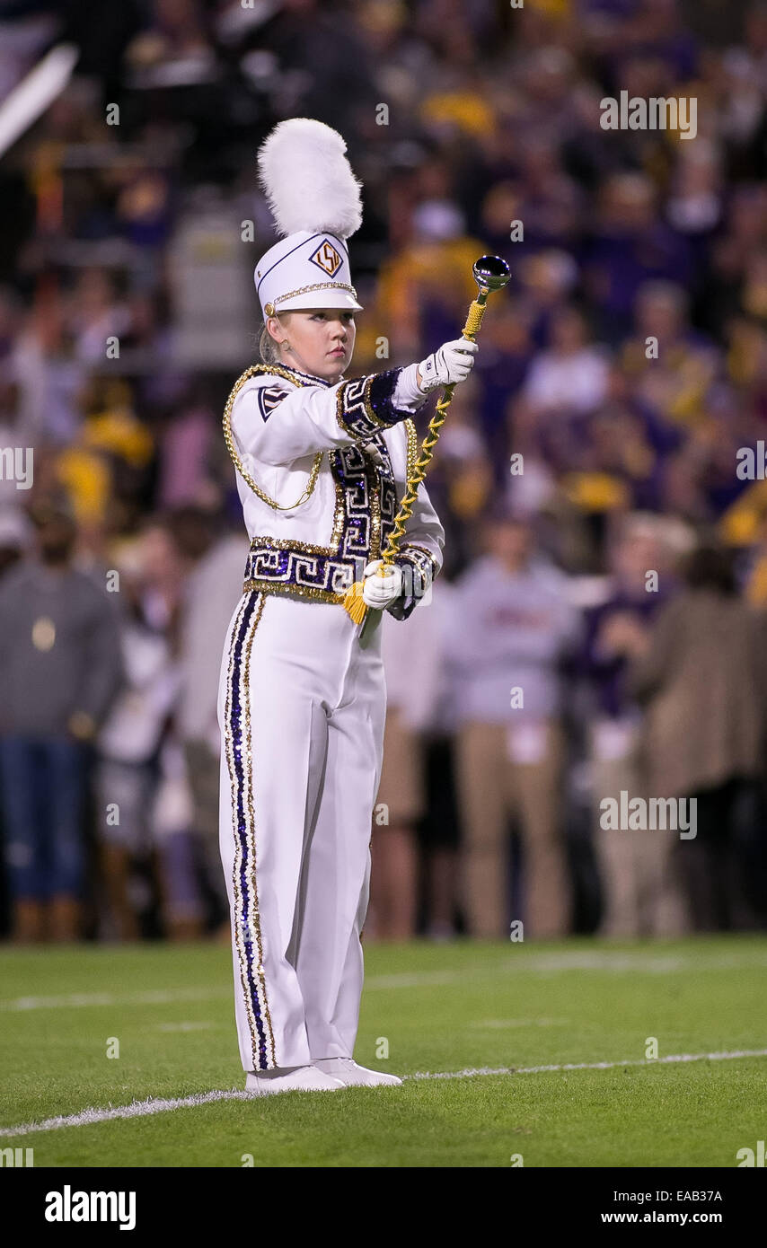 LSU Band performing during the game between Alabama Crimson Tide and ...
