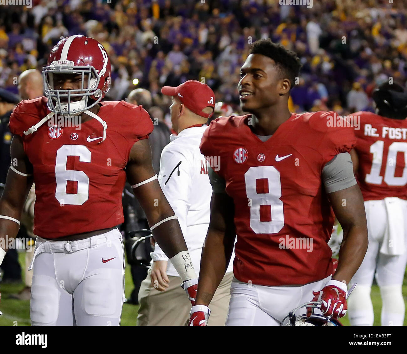 Alabama Crimson Tide quarterback Blake Sims (6) and wide receiver ...