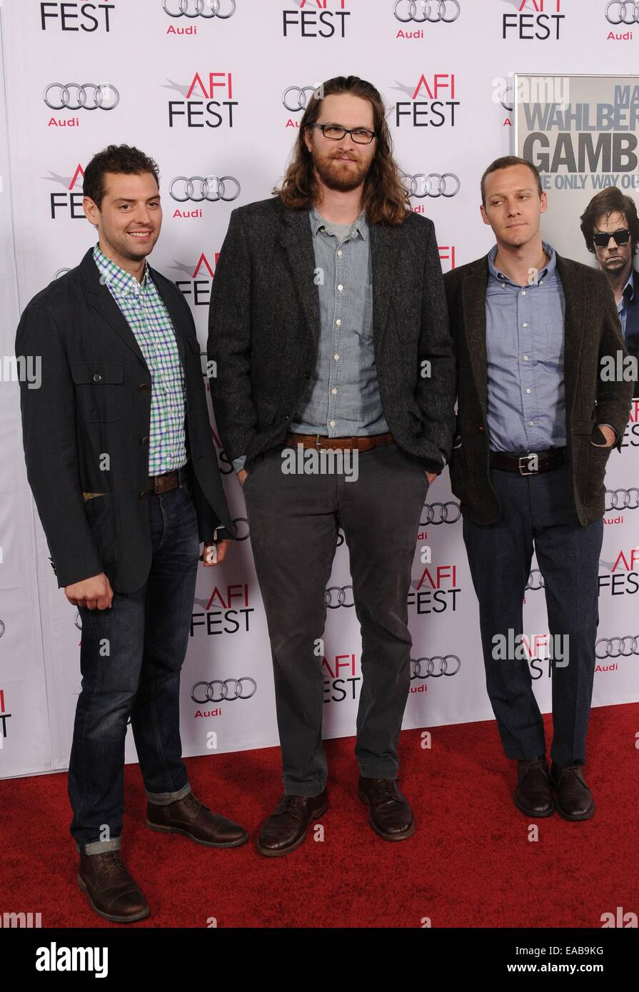 Los Angeles, CA, USA. 10th Nov, 2014. Morgan Myer, Joe Collander, Jason ...