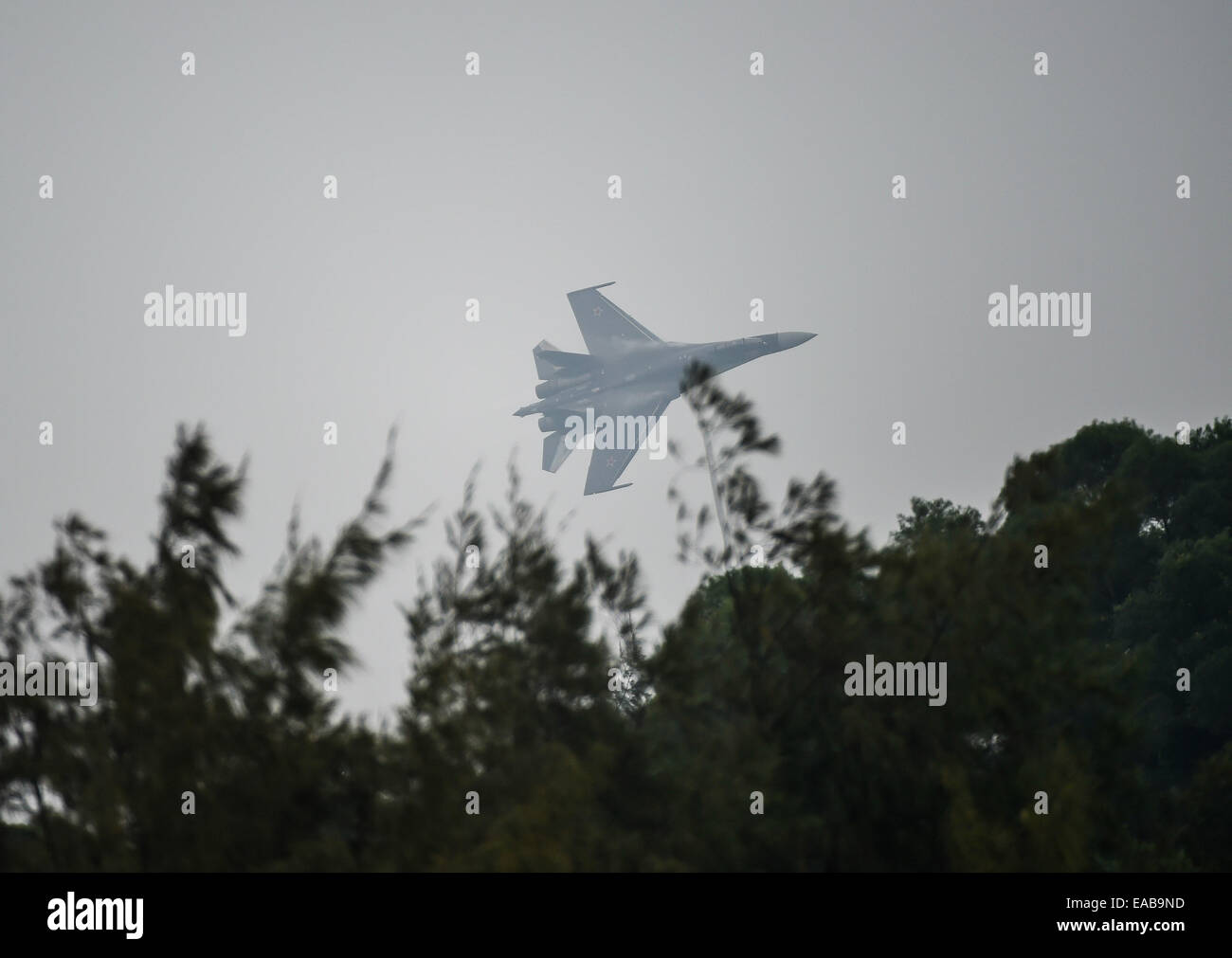 Zhuhai, China's Guangdong Province. 10th Nov, 2014. A Sukhoi SU-35 ...