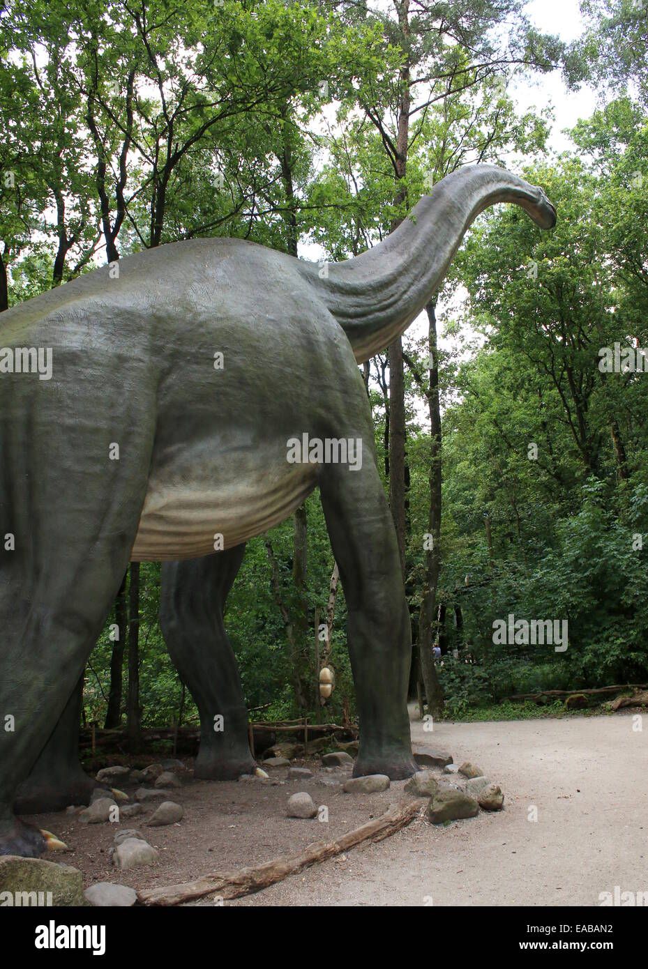 Model of a Brachiosaurus, full-size and lifelike dino statue at ...