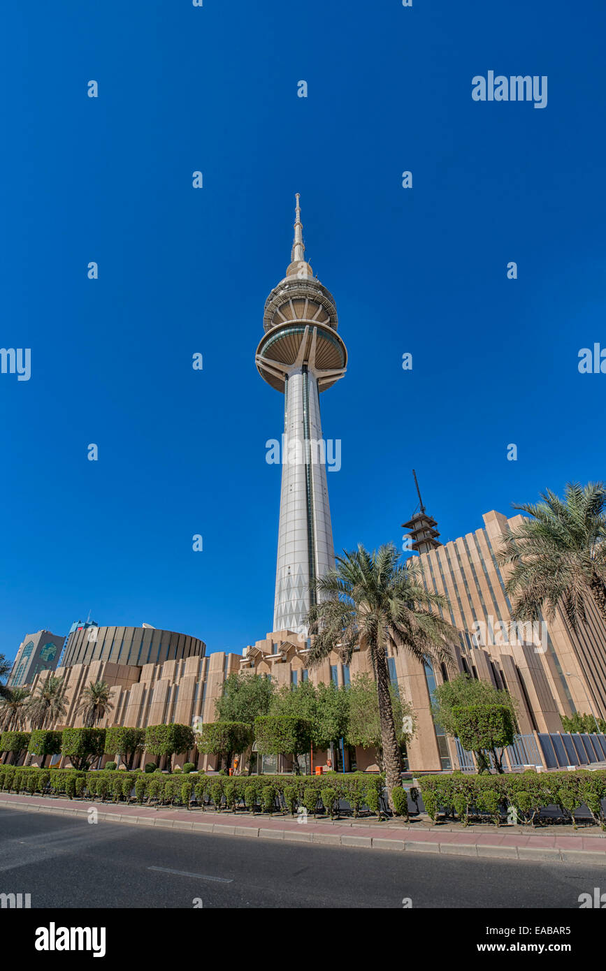 Liberation Tower in Kuwait City, Kuwait Stock Photo - Alamy
