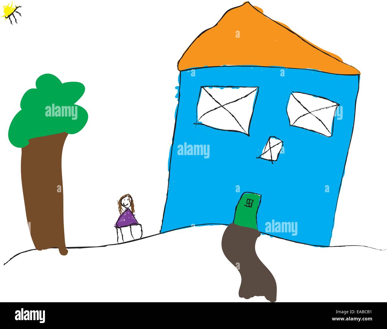 Windows modern house Stock Vector Images - Alamy